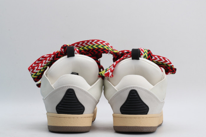 Shop For And Buy Lanvin Leather Curb White Ivory-FM-SKRK11-DRAG-A2000 ...