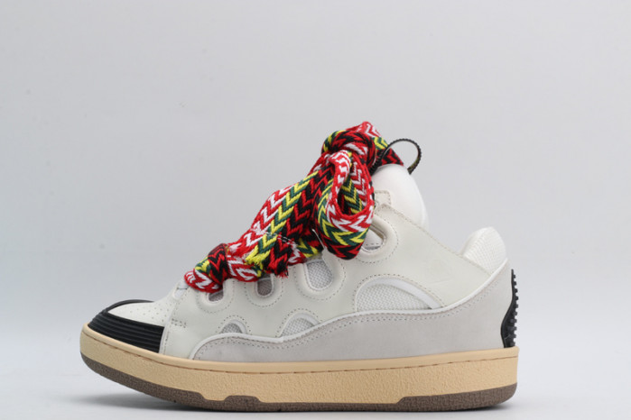 Shop For And Buy Lanvin Leather Curb White Ivory-FM-SKRK11-DRAG-A2000 ...